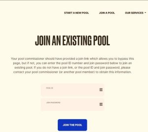 Join A Pool - Run Your Pool
